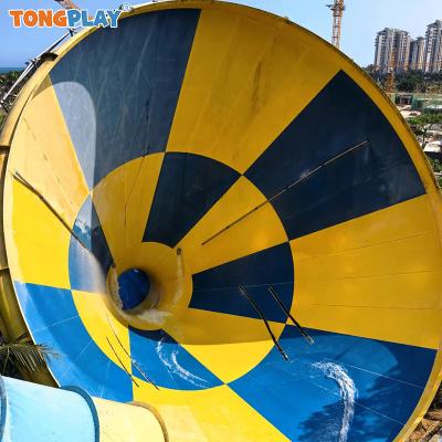 China Raft Palaying Big Speaker Fiberglass Water Slide for sale