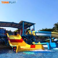 China Suitable For All Ages Water Park Water Slide at Resort Hotel with Fiber Glass and More for sale