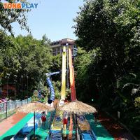 China Customized Color Eco-friendly High Capacity Speed Water Slide for Water Playground for sale