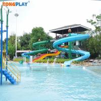 China New Hot Selling Long Slide Speed Water Slide with High Capacity and Customized Color for Outdoor Water Playground for sale