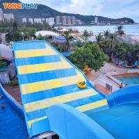 China New Hot Selling Long Slide Speed Water Slide with High Capacity and Customized Color for Outdoor Water Playground for sale