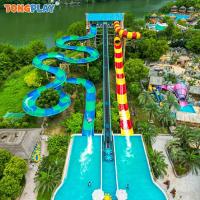 China Outdoor Customized Color Eco-friendly Speed Water Slide for Water Playground for sale