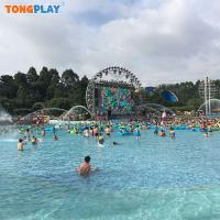 China Fiberglass Water Slide with 0.65-1.8 Meters Slide Width and 6-18m Platform Height for Water Parks for sale