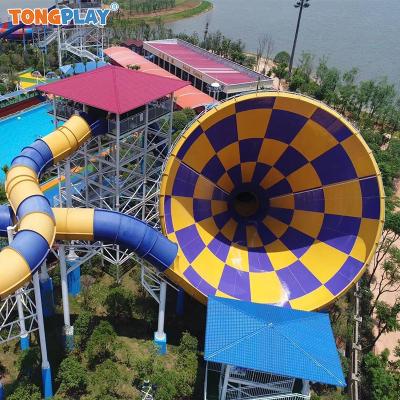 China High-Speed Fiberglass Water Slide with 6-18m Platform Height and 0.65-1.8m Slide Width for Commercial Use for sale