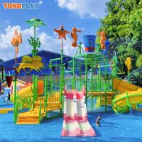 China High-Speed Fiberglass Water Slide with 6-18m Platform Height and 0.65-1.8m Slide Width for Commercial Use for sale