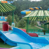 China Outdoor Commercial Rainbow Water Slide with Multi-Slide Configuration and OEM/ODM Customization Options for sale