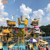 China Commercial Fiberglass Water Slide for Outdoor Entertainment with 5m Height and 0.85m Diameter for sale