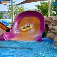 China Fiberglass Water Slide with 5m Height and 0.85m Diameter for Outdoor Commercial Aquapark for sale