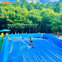 China High Capacity Fiberglass Water Slide with Customized Color for Commercial Use in Water Parks for sale