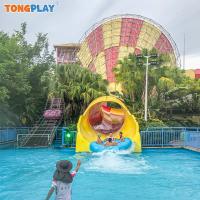 China Customized Color Eco-friendly High Capacity Fiberglass Water Slide for Outdoor Water Playground for sale