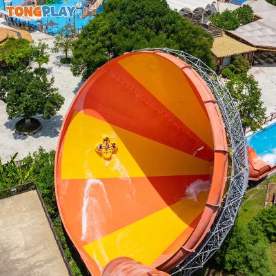 China Commercial High Speed Water Slide with 360 Players/Hour Capacity 5m Height and 0.85m Diameter for Outdoor Entertainment for sale