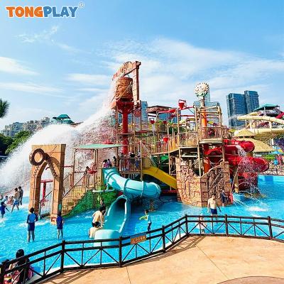 China High Capacity Eco-friendly Commercial Water Slide with 12-month Warranty for Outdoor Water Parks for sale