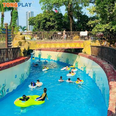 China Commercial Fiberglass Lazy River Water Park Equipment with 500kg Capacity for 10+ Passengers and 12-month Warranty for sale