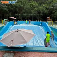 China Commercial Wave Pool Water Play Equipment with 18.7m × 13.4m Dimensions and 420m³ Pool Capacity for sale