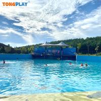China Commercial Aquatic Park Resort Hotel Water Park Equipment Lazy River Machine Pool With Wave for sale