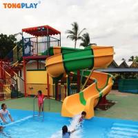 China Customized Game Water Park Equipment Spiral Slides and Swimming Pools Equipment for sale