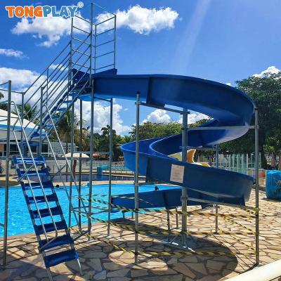 China Customized Game Water Park Equipment Spiral Slides and Swimming Pools Equipment for sale