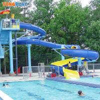 China Customized Game Water Park Equipment Spiral Slides and Swimming Pools Equipment for sale