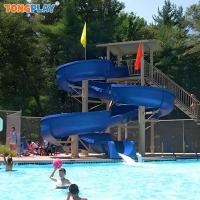 China Outdoor Commercial Children Playground Amusement Equipment Swimming Pool Slide for sale