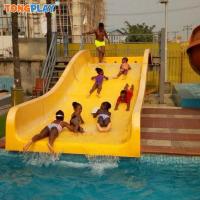 China Fiberglass Steel Spiral Water Slide with Max Capacity >500kg and Customized Color for Water Parks for sale