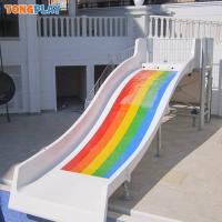 China Spiral Fiber Glass Water Slide for Kids - Customizable Durable Swimming Pool Slide for Home Water Parks for sale