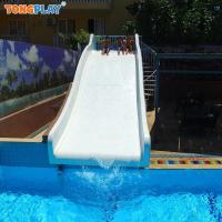 China Outdoor Playground Amusement Kids Park Rides Above Ground Swimming Pool Equipment Wide Water Slide Prices for sale