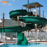 China Customized Color Fiberglass Water Slide with Max Capacity >500kg and Allowable Passenger >8 for Aquatic Play Equipment for sale