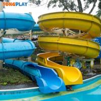 China Water Game Park Rides Slide Game Outdoor Swimming Pool Slide for Kids for sale