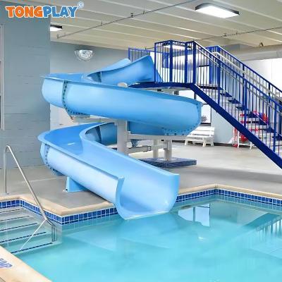 China Water Amusement Park Swimming Children Game Pool Toys Kids Playhouse Fiberglass Slide for sale