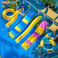 China Customize Children Water Slide Park Water Slide for Swimming Pool Fiberglass Slide for sale