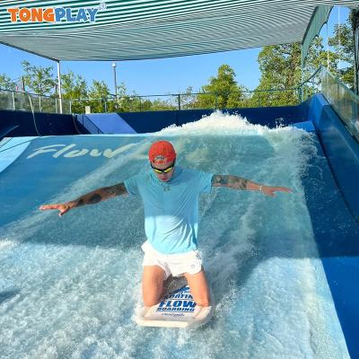 China Amusement Water Play Equipment Aquatic Park Surfing Simulator Machine Mobile Wave Surf Pool for sale