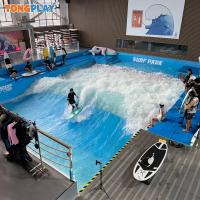 China Commercial Light Blue Surf Simulator Tail Wave Water Amusement Equipment PVC Stainless Steel 100-500kg Capacity Indoor/Outdoor for sale