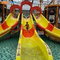 China Commercial Fiberglass Water Slide with 500kg Max Capacity and Customized Color for Aqua Playground for sale