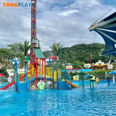 China Water Park Equipment Amusement Park Fiberglass Playground Water House Water Park Slides Pool for sale
