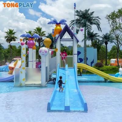 China Fiberglass Water Play Equipment Park Pool Slide Water House Kids Playground Adults Adventure House Children's Theme Park for sale