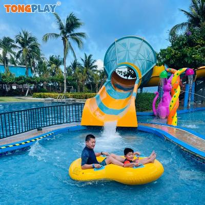 China Children Outdoor Water Park Playground Equipment Swimming Pool Water Fiberglass Slide Amusement Park Manufacturer for sale