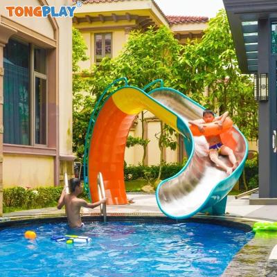 China Commercial Water Slide with 500kg Max Capacity and Customized Color Eco-friendly Design for Aqua Parks for sale