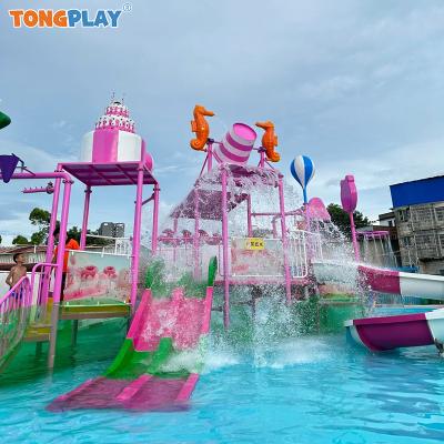 China Aqua Park FRP Indoor/Outdoor Fiberglass Water Slide Attractive Swimming Pool Playground for Sale for sale