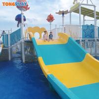 China Customizable Eco-friendly Fiberglass Water Slide for High Capacity Commercial Aqua Parks for sale