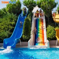 China Commercial Fiberglass Water Slide for Aqua Parks - Eco-friendly, Customizable, High-capacity (>500kg) for sale