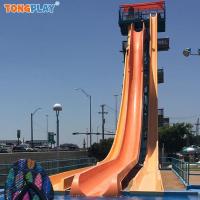 China Commercial Water Amusement Equipment Aqua Play Theme Park Design Fiberglass Swimming Pool Slides for Children and Adults for sale