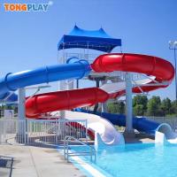 China Kids Playground Equipment Outdoor Residential Pool Slide for in Ground Pools for sale