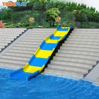 China Commercial Grade Fiberglass Water Slide with Customized Size for Aquatic Playground Equipment for sale