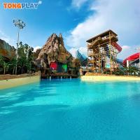 China Water Park Equipment Small Trumpet Slide Children Water Slide Pool Slide for sale