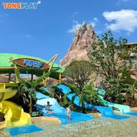 China Water Park Equipment Small Trumpet Slide Children Water Slide Pool Slide for sale