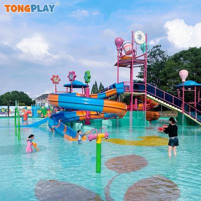 China Indoor/Outdoor Fiberglass Water Slide for Home Children's Steel Swimming Pool Water Toy for Residential Water Games for sale
