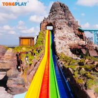 China Indoor/Outdoor Fiberglass Water Slide for Home Children's Steel Swimming Pool Water Toy for Residential Water Games for sale