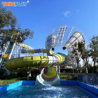 China Commercial Outdoor Water Parks Play Equipment Aqua Theme Park Rides Customization Adult Large High Speed Slide High for sale