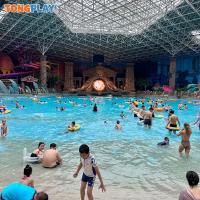 China Fiberglass Water Slide with Customized Sizes and Eco-friendly Design for Aqua Parks for sale