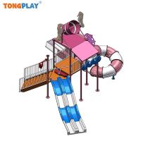 China Commercial Outdoor  Swimming Pool Water Playhouse Set Toy Games with Water Bucket for sale